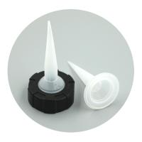 China Durable Epoxy Piston Caulk Cap Reusable Caulking Nozzle for Sausage Caulking Gun for sale