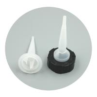 China Plastic Self Puncturing Caulk Nozzles Applicator Cone Extension Nozzle Tip for Sausage Caulking Gun for sale