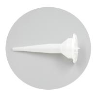 China Plastic Self Puncturing Caulk Nozzles Applicator Cone Extension Nozzle Tip for Sausage Caulking Gun for sale