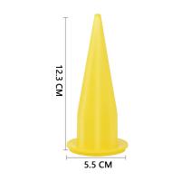 China REPLACEMENT PLASTIC CAULK NOZZLE FOR CAULK GUN yellow cone plastic nozzle(BC-P010-C) for sale