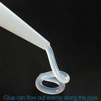 China 5PCS Plastic Caulking Gun extender Caulk Nozzle Tip Tool COX Type 1/4