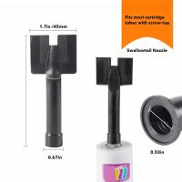 China Caulk Gun Nozzles Flat Nozzle Wave Pattern for Automotive Sheet Metal auto mechanic Car Repair 10 Packs for sale