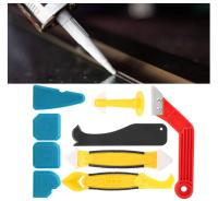 China 9pc/set Caulking Finisher Tool Multi-Functional Silicone Sealant Scraper Sealant Scraper for sale
