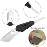 China K-047 3 Pieces Caulk Tool Kit Sealant Silicone Finishing Tools Caulking Tools for Silicone Sealant Grout Finishing Sealing for sale