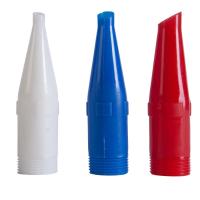 China GREATCAULK Plastic Caulking Nozzle with Thread for sausage type manual/ air caulking gun use for sale