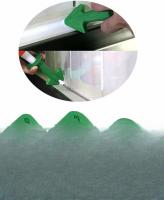 China 3 Pcs blue / green Silicone Caulking Tools Plastic Sealant Nozzle Epoxy Piston Caulk Nozzle Applicator Accessories for sale