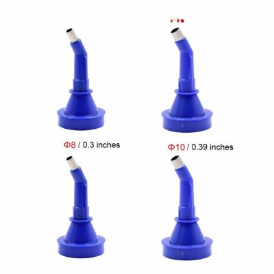 China Bent Plastic Cone for Caulking Gun Sausage & Cartridge Type Stainless Caulk Nozzle Dual-use Structural adhesive Apply for Door W for sale