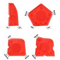 China red 4pcs caulking tool kit professional silicone sealant trowel and sealant scraper for a perfect finish for sale