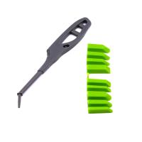 China 9-piece green silicone finishing set for sale