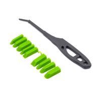 China green plastic 9 different finishing profiles silicone finishing set for sale