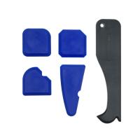 China Blue 5 Pieces Silicone Smoother Spatula Caulking Tool for sale