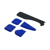 China Blue 5 Pieces Silicone Smoother Spatula Caulking Tool for sale