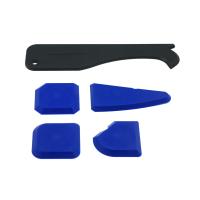 China Blue 5 Pieces Silicone Smoother Spatula Caulking Tool for sale