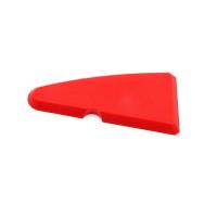 China Red Plastic Single Silicone Sealant Grout Finishing Sealing Smoother Spatula Scraper Caulking Tool for sale
