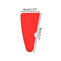 China Red Plastic Single Silicone Sealant Grout Finishing Sealing Smoother Spatula Scraper Caulking Tool for sale
