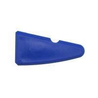 China Single 1 Piece Blue Scraper Caulking Tool for Silicone Sealant Grout Finishing Sealing for sale