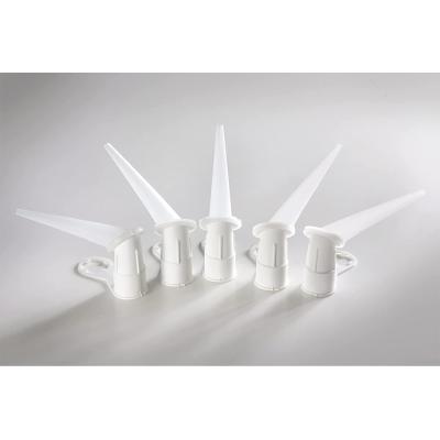 China 360 Degree Rotatable Nozzle Tip with Cap for 310 ml Plastic Cartridges for sale