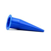 China Blue Plastic Glass Glue 45 Degree Angled Bent Cone Nozzle Tip for Caulking Gun for sale