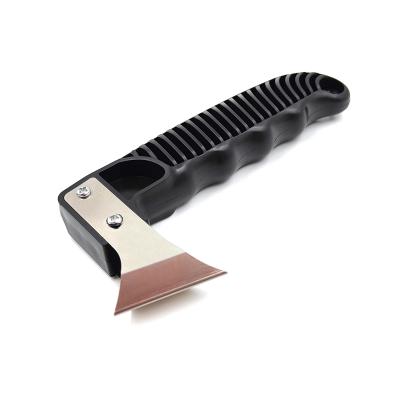China Black Glass Glue Angle Scraper Grout Saw Blade Scraper Caulk Finishing Tool for Kitchen Bathroom Window Sink Tile Joint for sale