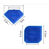 China 3pcs/ set Stainless Steelhead Black Grout Remover Scraper 2pcs Blue Silicone Caulking Removal Scraper for sale