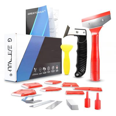 China 16 Pieces Silicone Remover Set for Silicone Removal and Renewal of Acrylic and Silicone Joints for sale