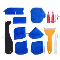 China 12 Piece Silicone Caulking Tool Kit with Caulking Removal Nozzle and Caps, Finishing Tool, Angle Knife for sale