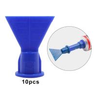 China 10pcs Wave type Cartridge Caulking Gun Spare Part Nozzle Spray Tip for Silicon Sealant Dispenser Syrnge Accessories for sale
