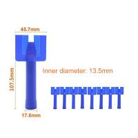 China 10pcs/set Door Edge Type Nozzle Silicone Sealant Dispenser Accessories Spare Part Nozzle Spray Tip for sale