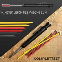 China 7 Leads Drill Hole Marker Pen Craftsman Pencil Set for Construction Site Angle Speed Marker Marking for sale