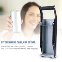 China cheap price with good quality 16oz wall mount crusher hand type can crusher and bottle opener for sale