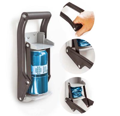 China Heavy Duty Steel Can Compactor Crusher Wall Mount The Crusher for sale