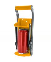 China Orange 16oz Aluminum Can Masher Colorful Counter Top Can Crusher for sale