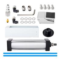 China Durable Pneumatic Cylinder Aluminum Can Crusher Foot Valve Type for sale