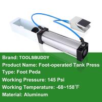 China Durable Pneumatic Cylinder Aluminum Can Crusher Foot Valve Type for sale