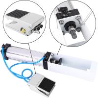 China Durable Pneumatic Cylinder Aluminum Can Crusher Foot Valve Type for sale