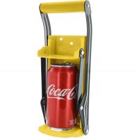 China Yellow 16oz Aluminum Can Crusher Bottle Opener Colorful Beer Can Smasher for sale