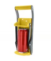 China Yellow 16oz Aluminum Can Crusher Bottle Opener Colorful Beer Can Smasher for sale