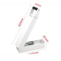 China Wall Mounted Hand Push Aluminum Can Crusher White High Leverage Design for sale