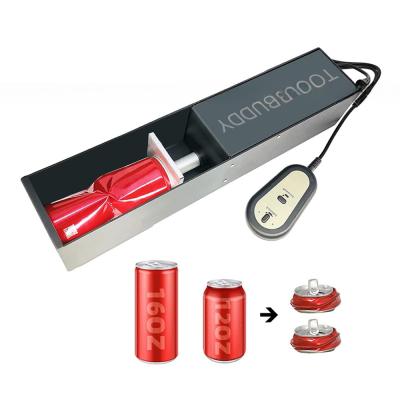 China Safe  Black Heavy Duty Electric Aluminum Can Crusher 12 Oz Can Crusher for sale