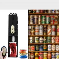 China Safe  Black Heavy Duty Electric Aluminum Can Crusher 12 Oz Can Crusher for sale