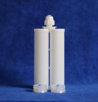 China PP 400ML 1:1 Double Epoxy 2 part adhesive cartridge For Glue Sealant for sale