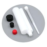 China 390ml 3# 3:1 AB Dual Glue Cartridge PP Two Component Dispenser Tube with Mixing Tube Mixing Syringe for sale
