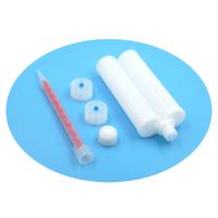 China 400ml 4# 1:1 Disposable Dual Glue Cartridge Supplier AB Epoxy Gun Cartridge for Industrial Glue Applicator for sale
