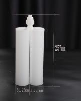China 600ML 1:1 Industry Two component Cartridge 600ml dual epoxy cartridge tube for sale