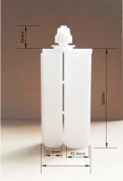 China 400ml 2:1 Epoxy Dual Cartridge/ Empty Adhesive Cartridge for sale