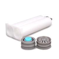 China 50ml 1:1 White Plastic 2 Part Epoxy Cartridge For Resin Epoxy & Silicone for sale