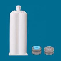 China 50ml 1:1 White Plastic 2 Part Epoxy Cartridge For Resin Epoxy & Silicone for sale
