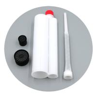 China 390ml 3:1 Plastic Adhesive Empty 2 Part Epoxy Cartridge Tube For Polyurethane Foam Tube for sale