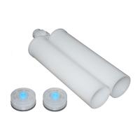 China 400ml 1:1 Plastic 2 Part Epoxy Cartridge Empty Caulk Cartridges For Caulking Gun for sale