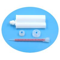 China 400ml 2:1 Adhesive Empty Tube 2 Part Epoxy Cartridge 231mm Height for sale